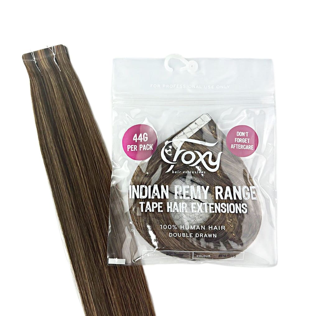 Tape Hair Extensions 20 Indian Remy Foxy Hair Extensions